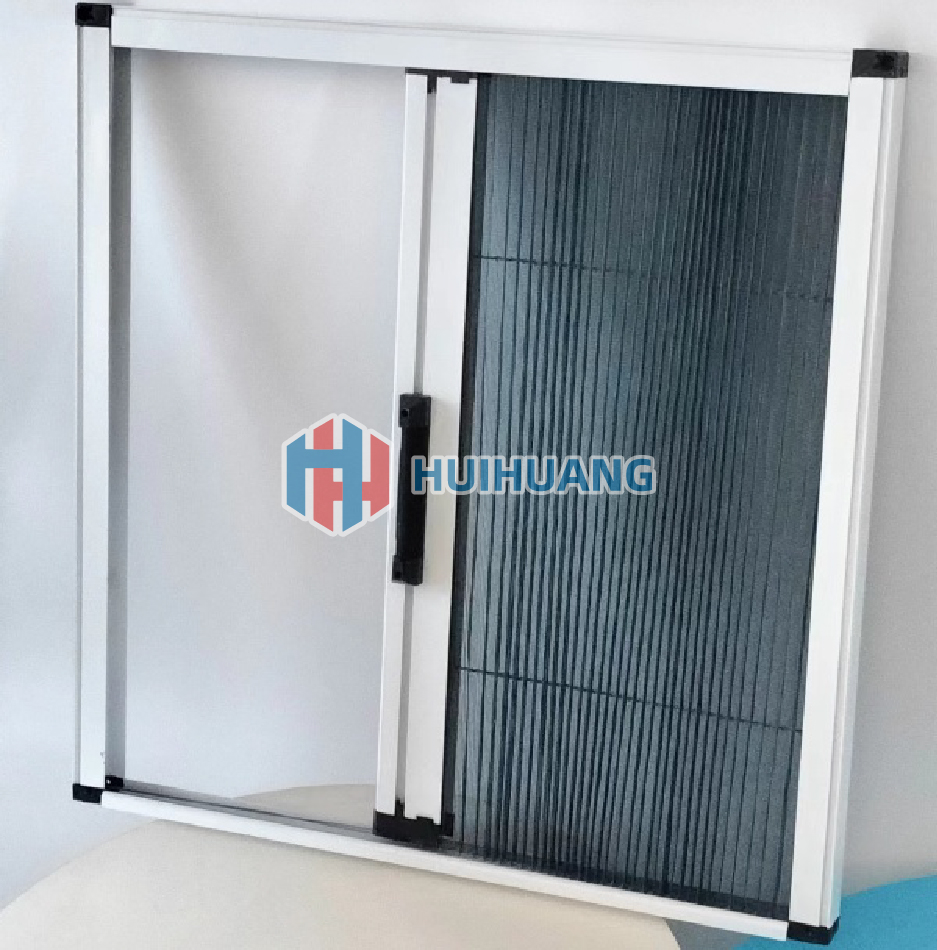 High quality Sliding door and windows polyester plisse pleated folded ...