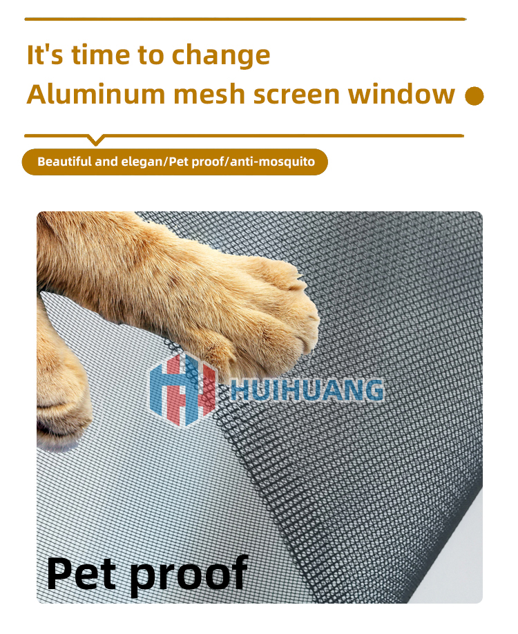 Aluminum Insect Screen Mesh Alloy Wire Fly Screen Silver Aluminum ...